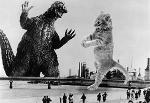 The Ultimate Battle! Godzilla Versus Cats! - Riot Daily